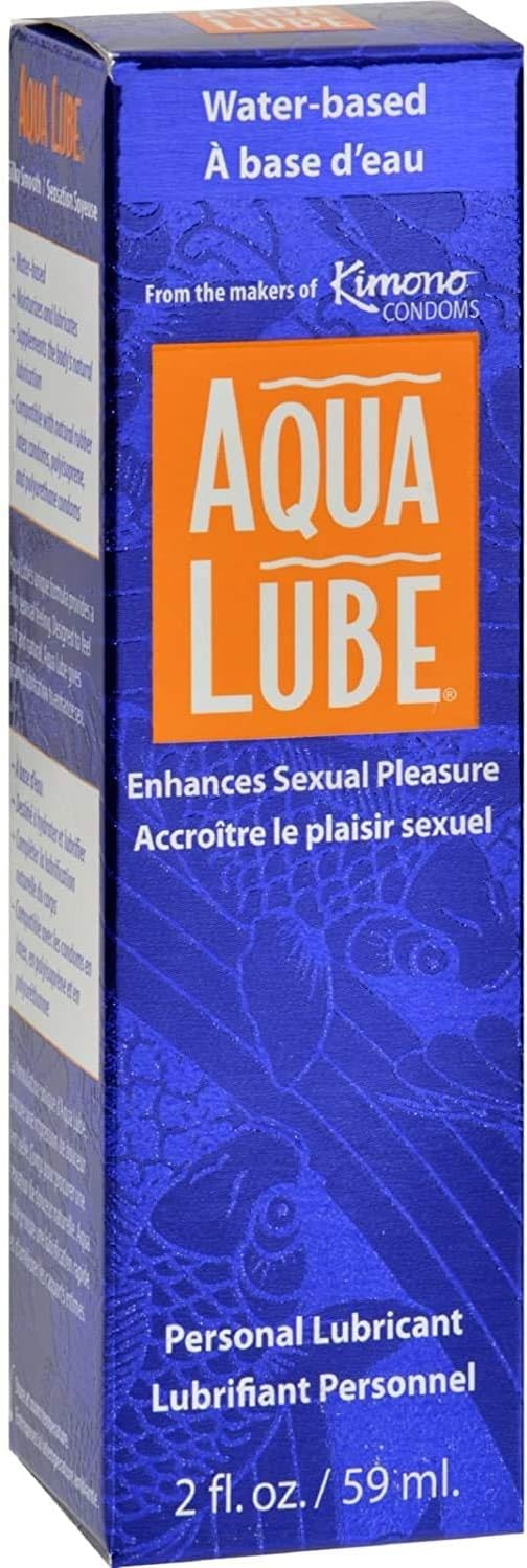 Amazon.com: Aqua Lube, Personal Lubricant, 100% Water Based Non Sticky ...