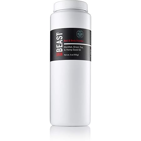 Amazon.com : Dude Products Body Powder, Menthol Chill 4 Ounce Bottle ...