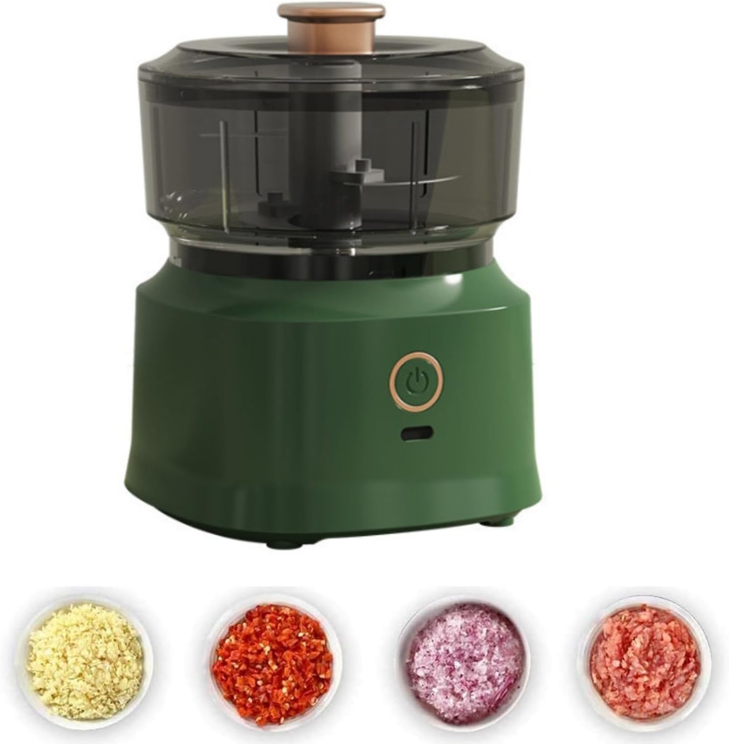 Amazon.com: Orapink Electric garlic mincer 350ml meat grinder USB ...