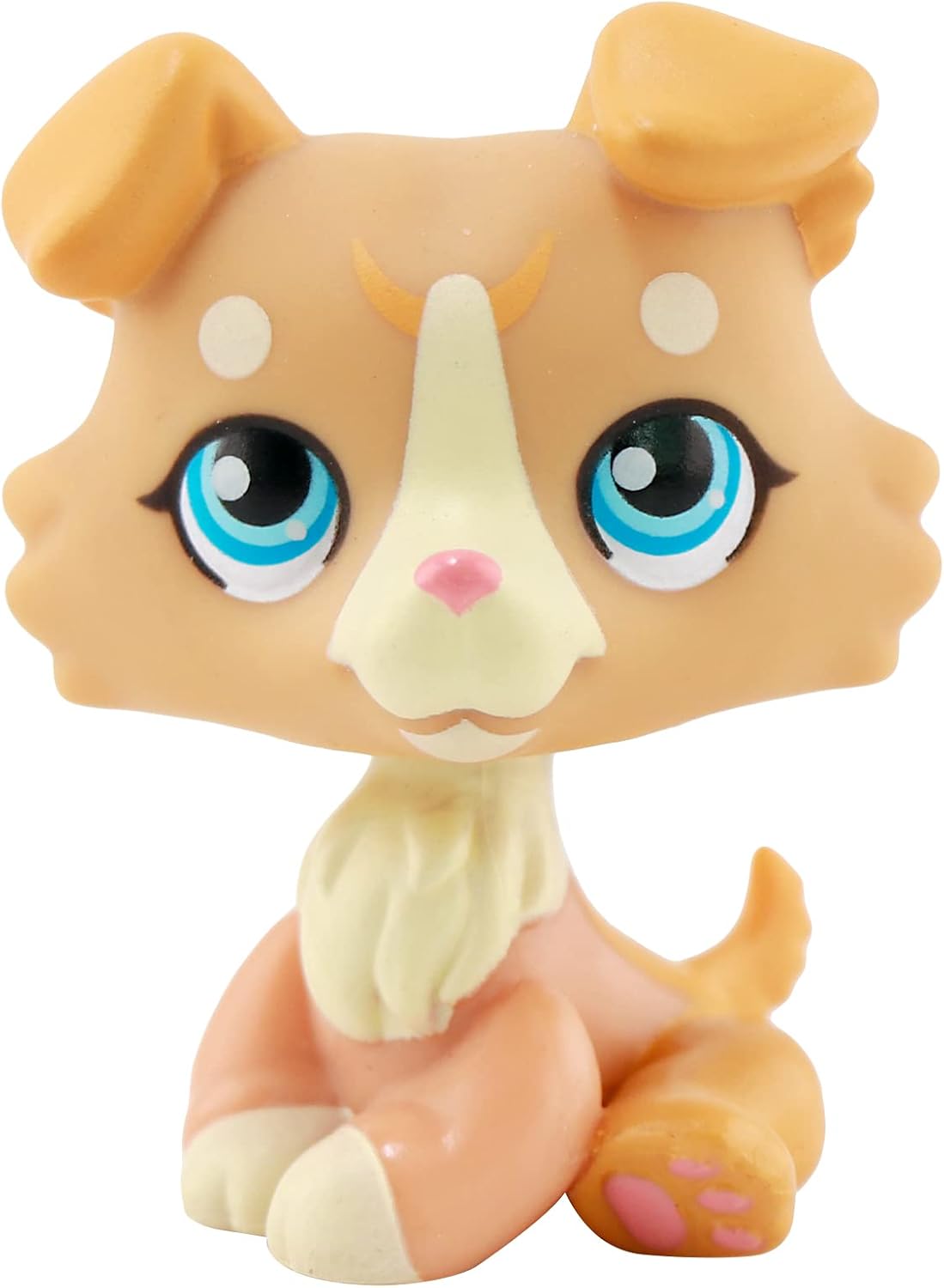 Amazon.com: COYIKE Custom lps Sitting Moon Collie Baby OOAK lps Yellow ...