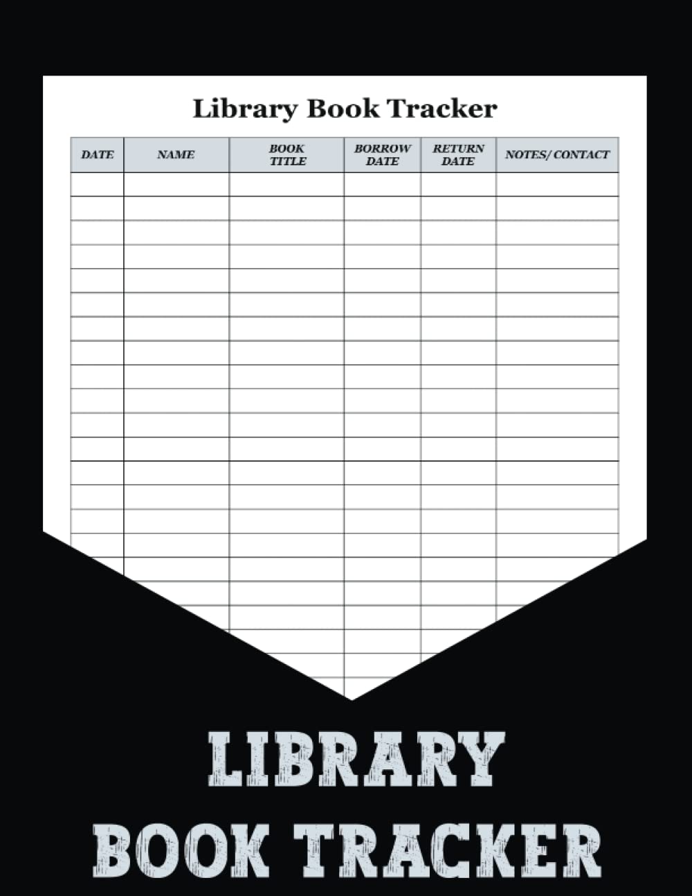 Library Book Tracker: The Library Checkout Book is the perfect place to ...