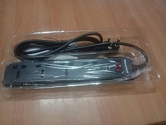 Honeywell Surge Protector, 4 Universal Sockets, 2 Meter Cord, 15000Amp ...