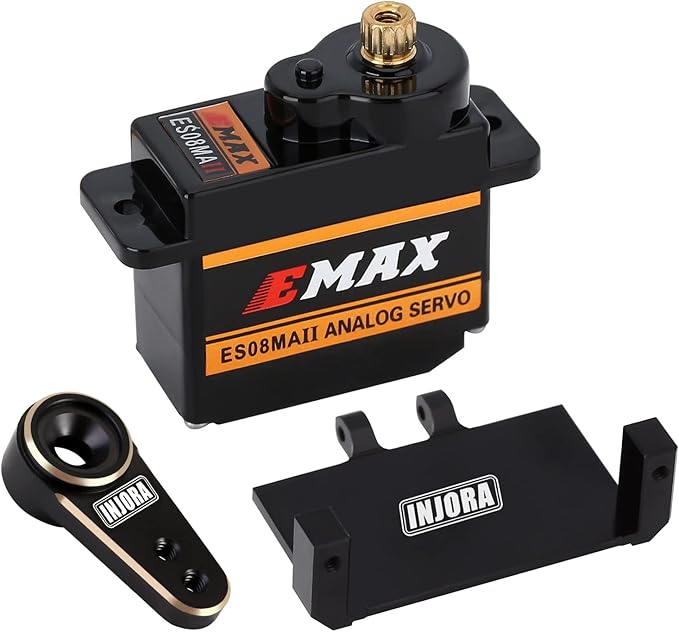 Amazon.com: INJORA RC Servo Steering Servo with Servo Mount and Horn ...