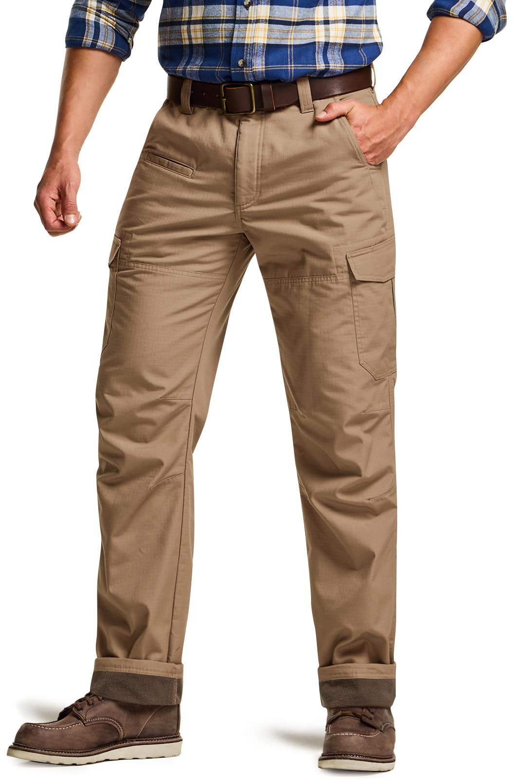 Snapklik.com : Mens Winter Tactical Pants, Thermal Hiking Work Pants ...