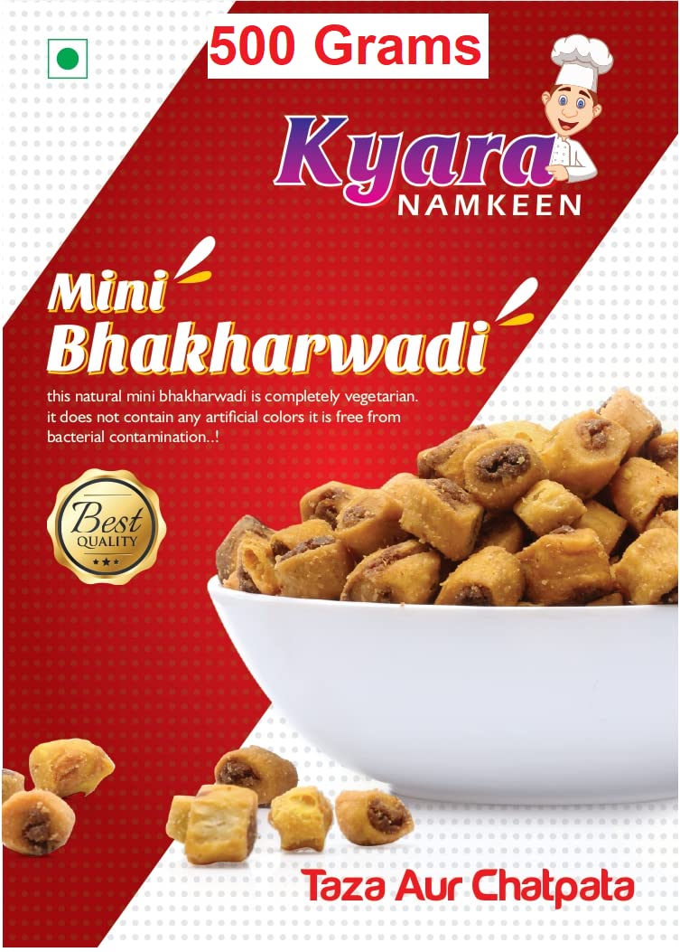 Buy Kyara Namkeen Mini Bhakarwadi | Famous Gujarati Farsan Snack ...
