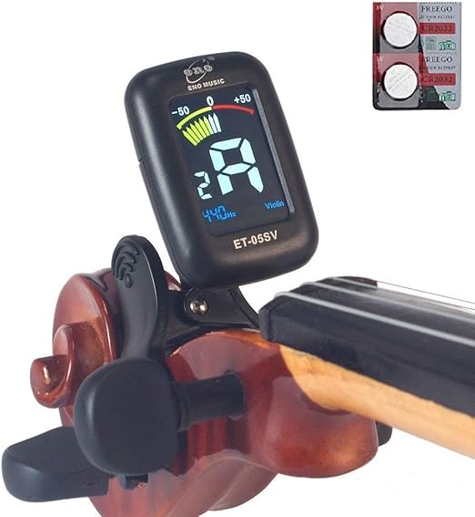 Amazon.com: ENO MUSIC Professional Violin Viola Tuner, Colorful LCD ...