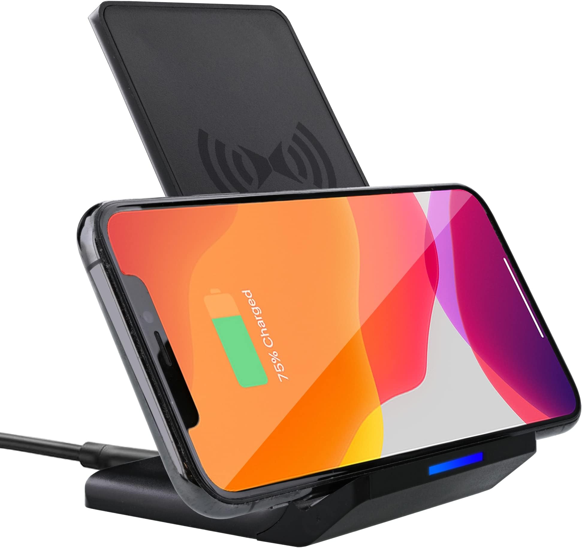 Amazon.com: Phone & Spare Wireless Desktop Charger/Cradle Stand for ...