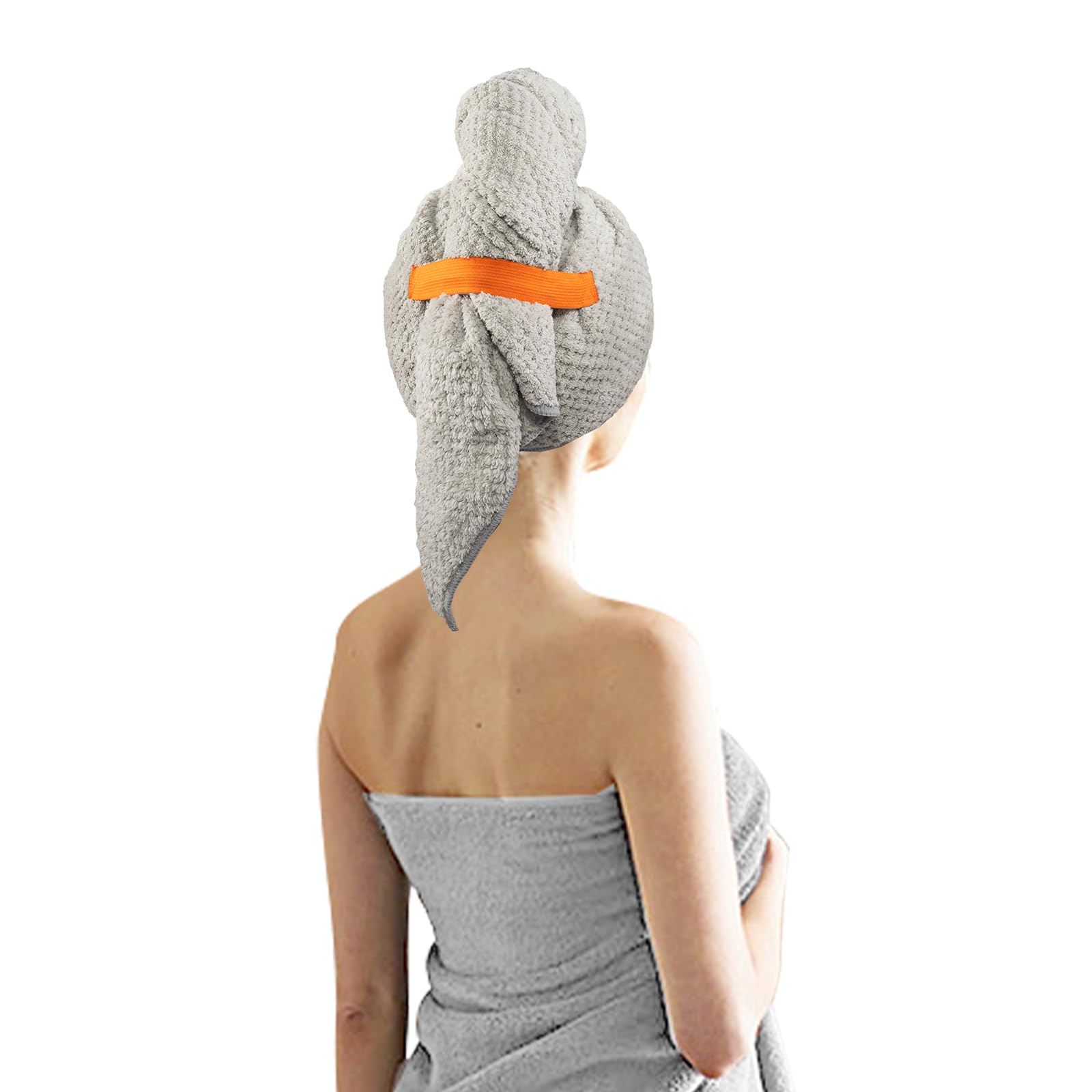 Amazon.com: Oerbios Large Microfiber Hair Towel Wrap for Women, Hair ...