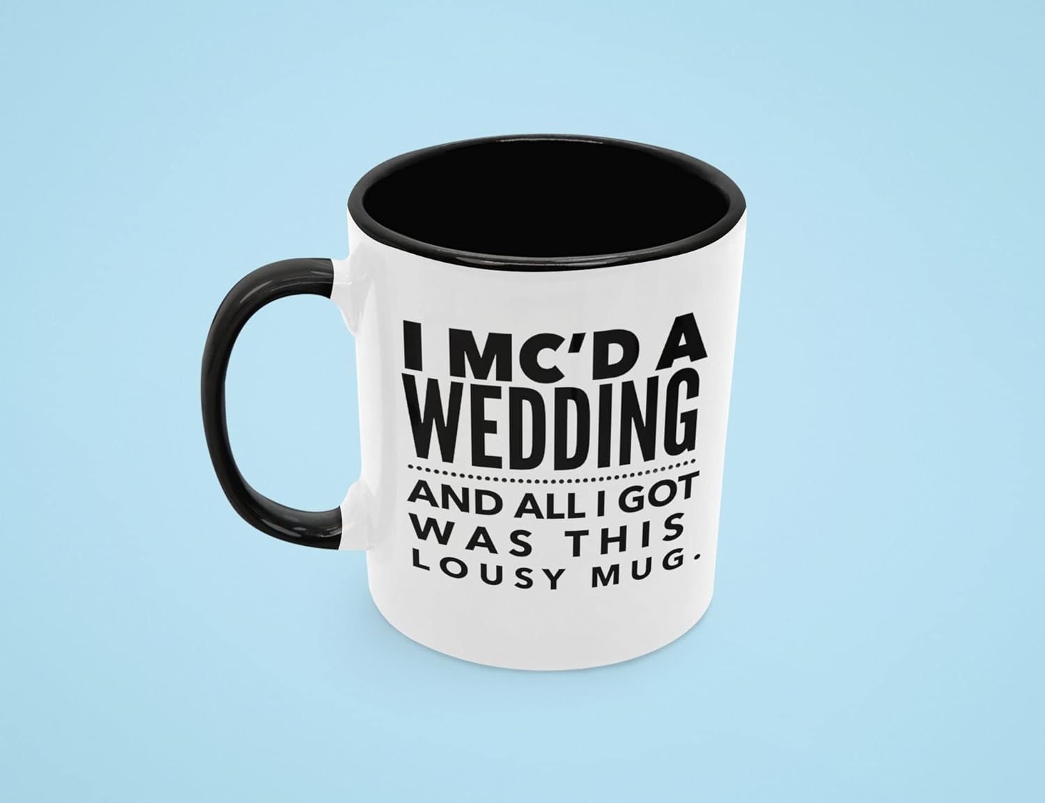 Amazon.com: Wedding Mc Gift, Master of Ceremonies Two Tone Mug, Funny ...