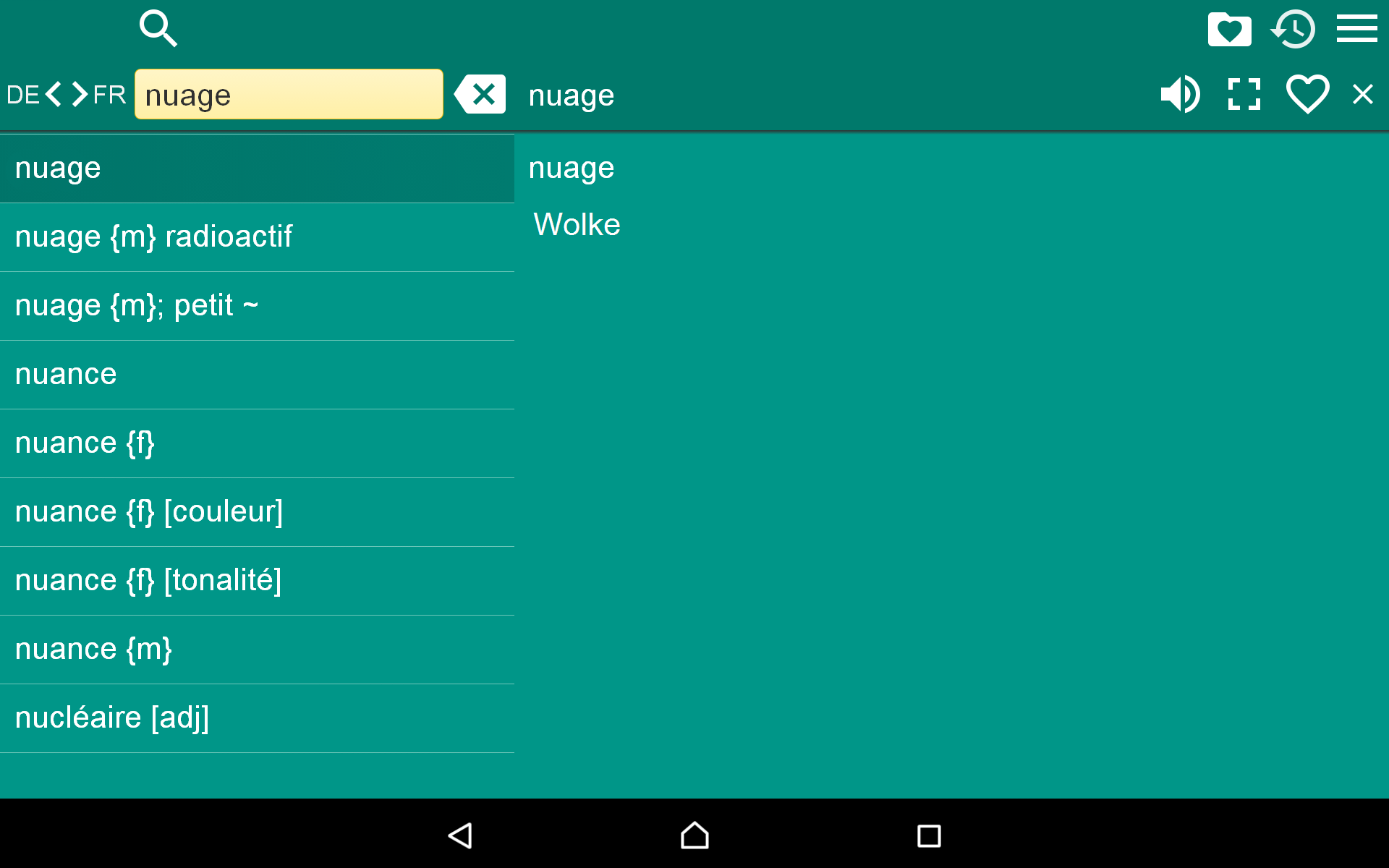 French German Dictionary Free - App on Amazon Appstore