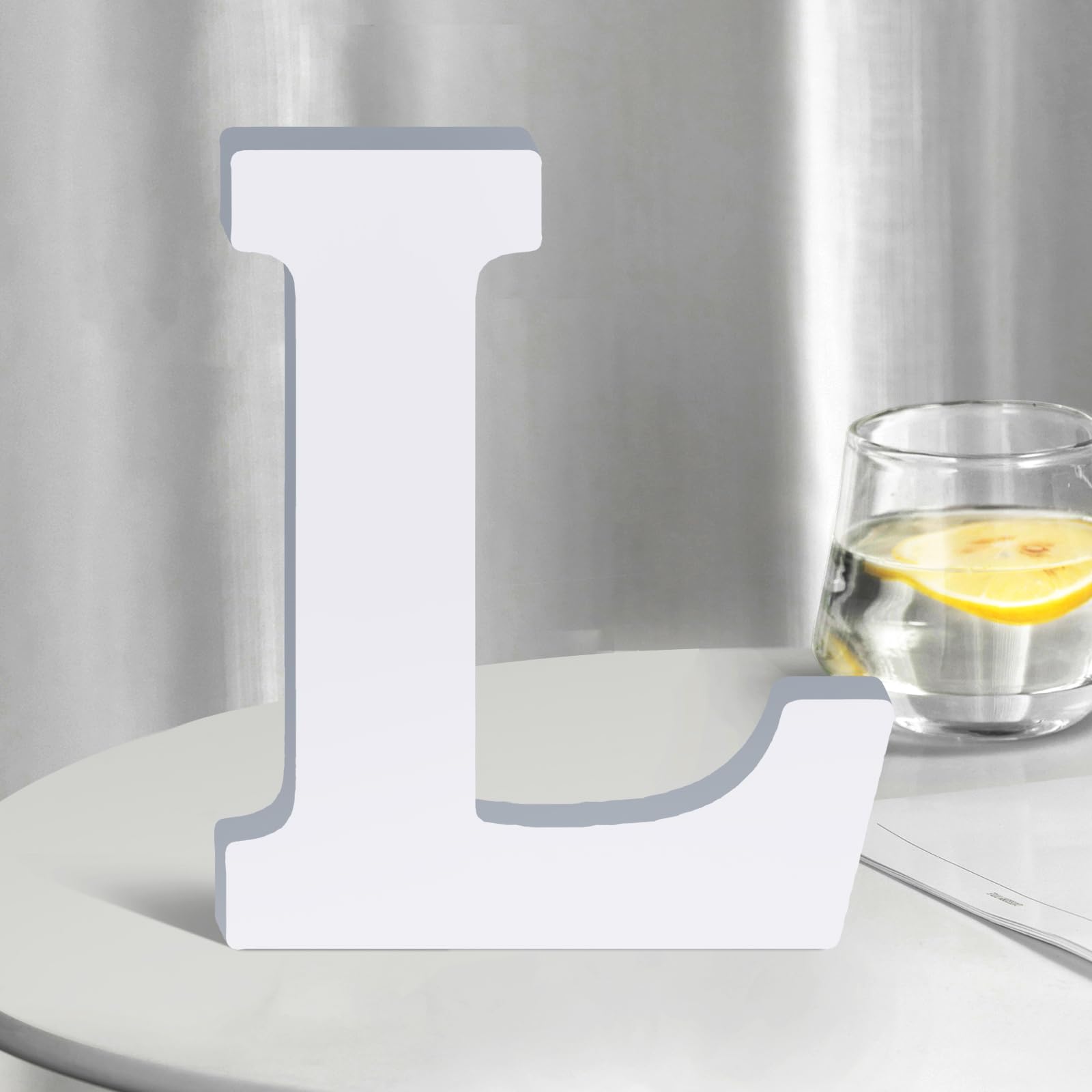 Amazon.com: White Wooden Letters 6 Inch for Wall Decor,Large Unfinished ...