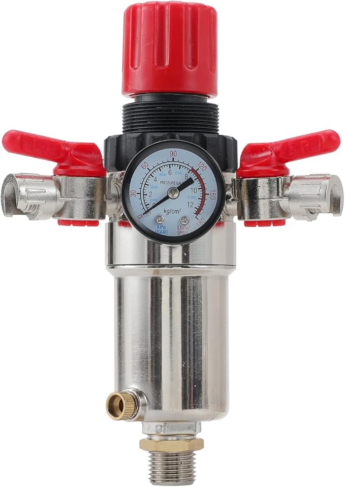 ORAZIO Air Filter Regulator 1/2", Industrial Quality Air Compressor ...