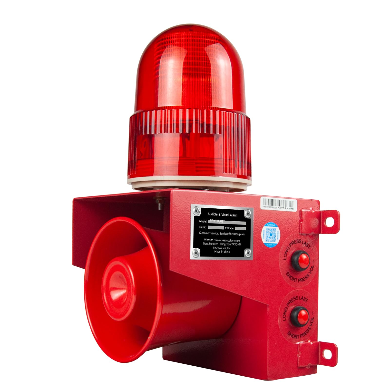 Alarm Sirens And Strobe Lights