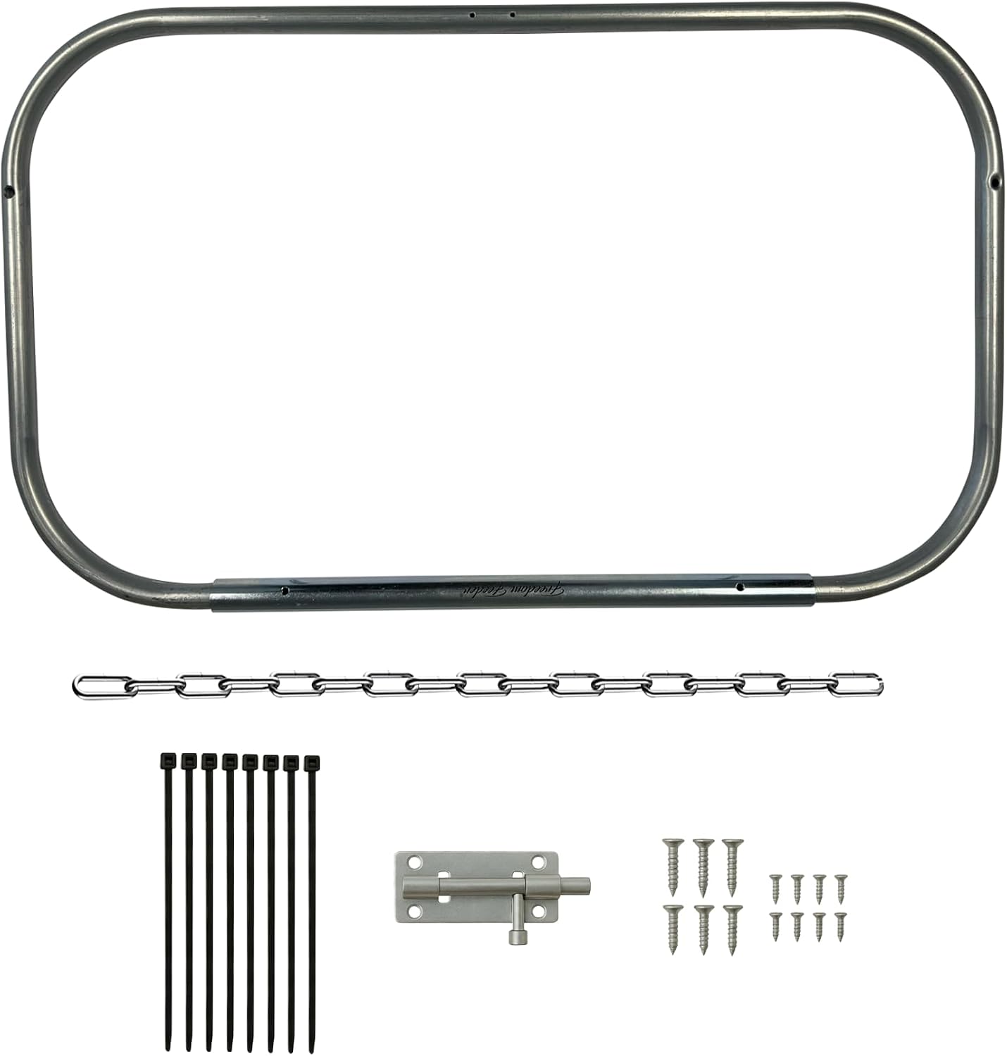 Amazon.com: Freedom Feeder Hay Net Frame – Aluminum Extended Day Full ...