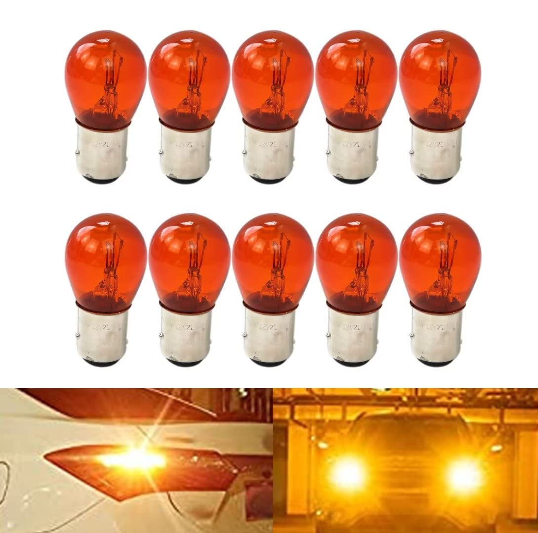 Amazon.com: Gxcdizx 2057 1157 2357 7528 2057A 1157A 2357A LED Amber ...