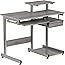 Amazon.com: Techni Mobili Complete Computer Workstation Desk Grey/Grey ...