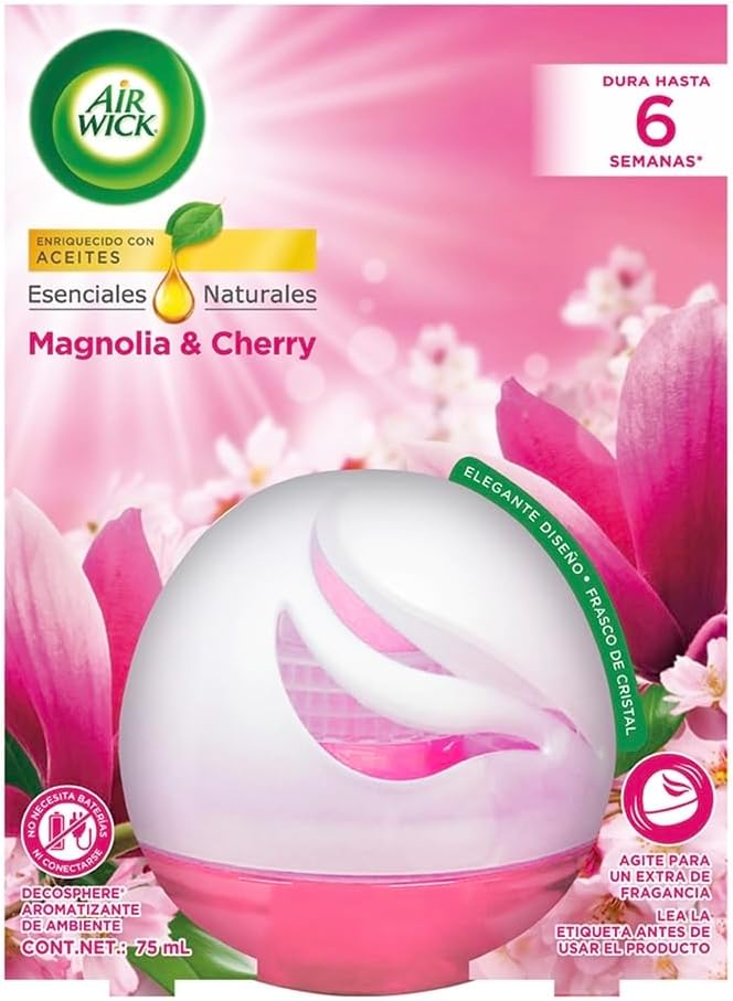Amazon.com: Air Wick Decosphere Air Fresheners, Magnolia and Cherry ...