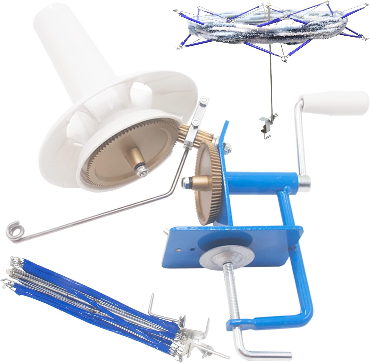 Amazon.com: LAMXD Yarn Ball Winder and Yarn Umbrella Swift