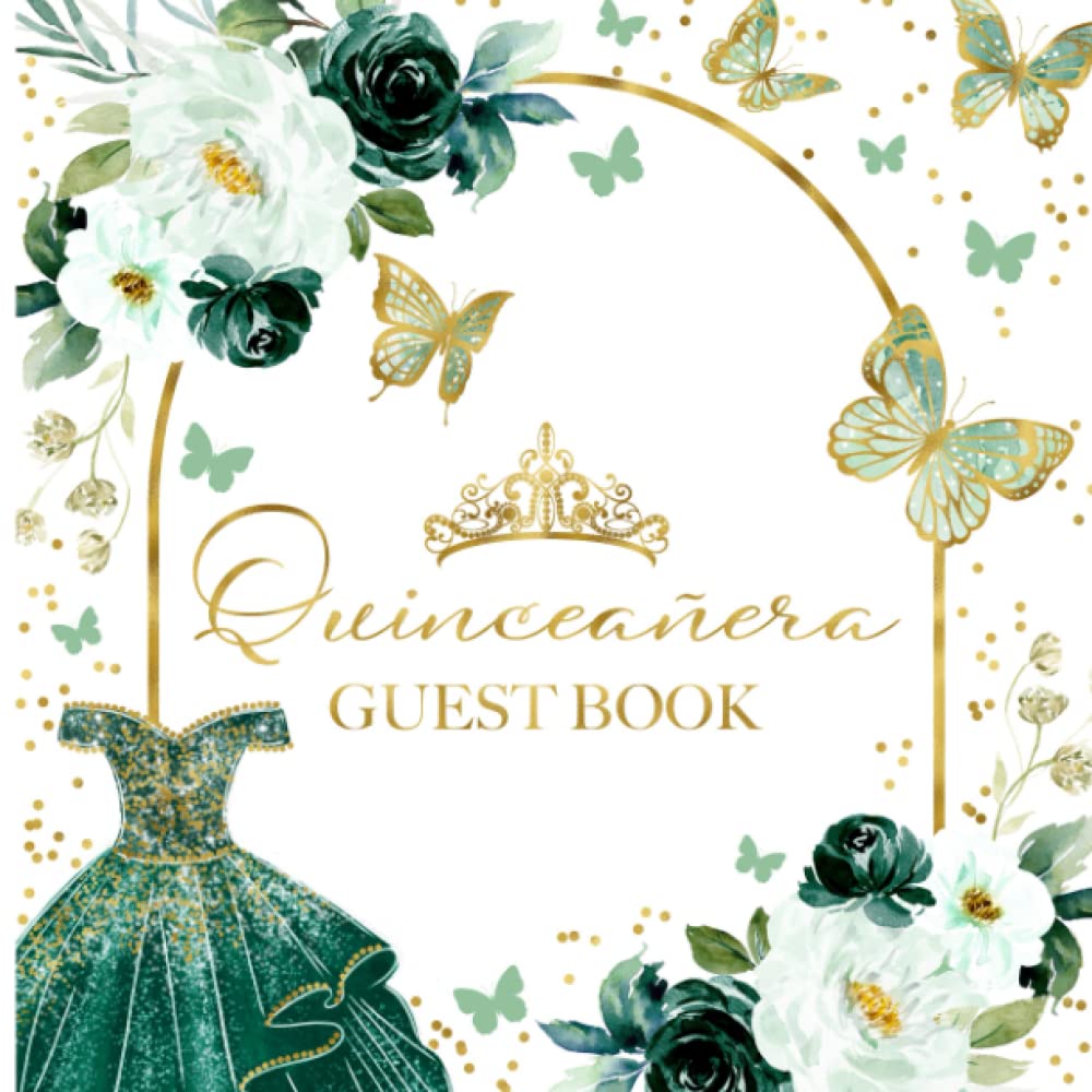 Quinceanera Guest Book: Guest Sign In Book For Quince Party - Gift Log ...