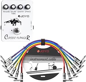 Amazon.com: JOYO JF-07 Classic Flanger Effect Pedal Bundle with CM-05 ...