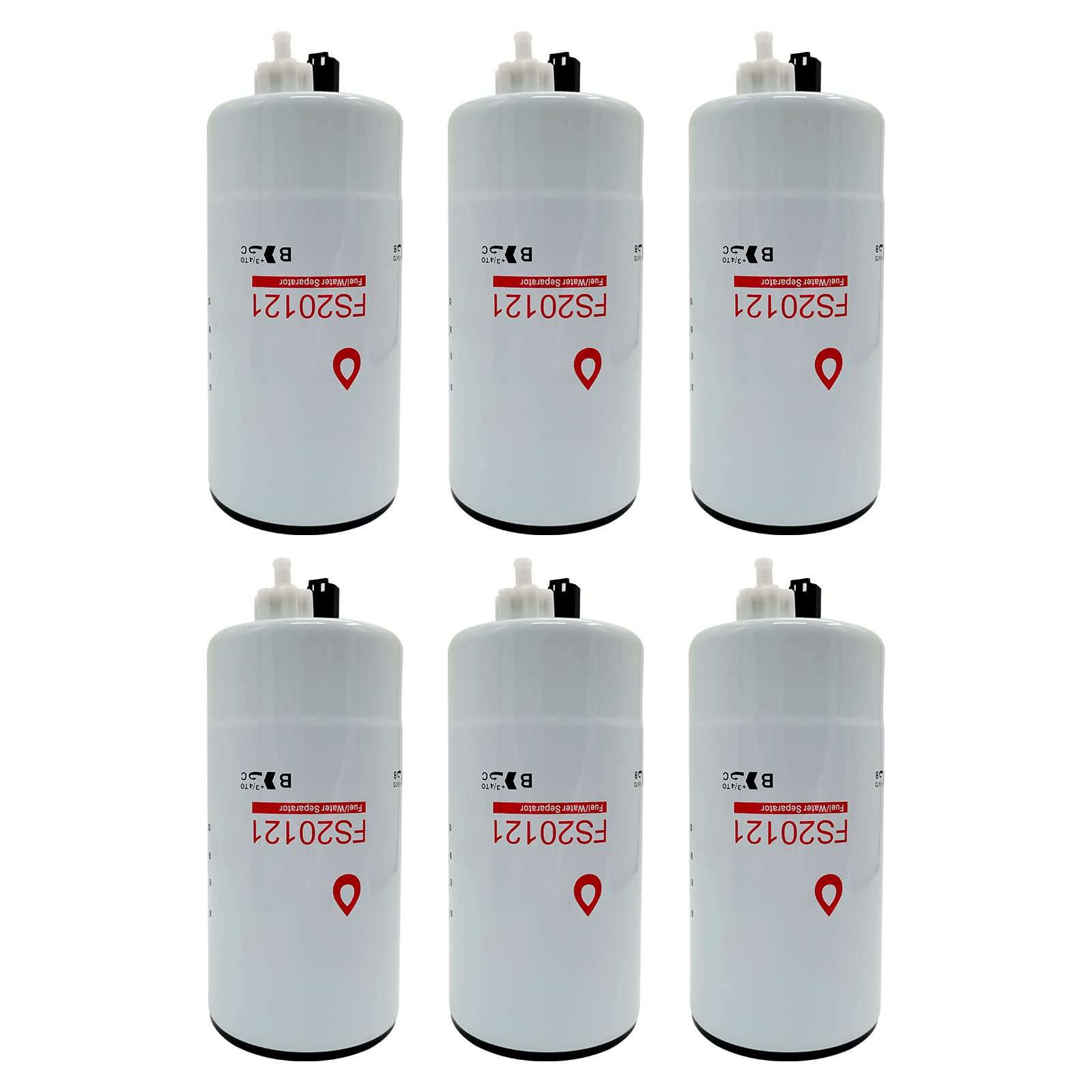 Amazon.com: 6 PCS Fuel Water Separator Cartridge FS20121 Fuel Water ...
