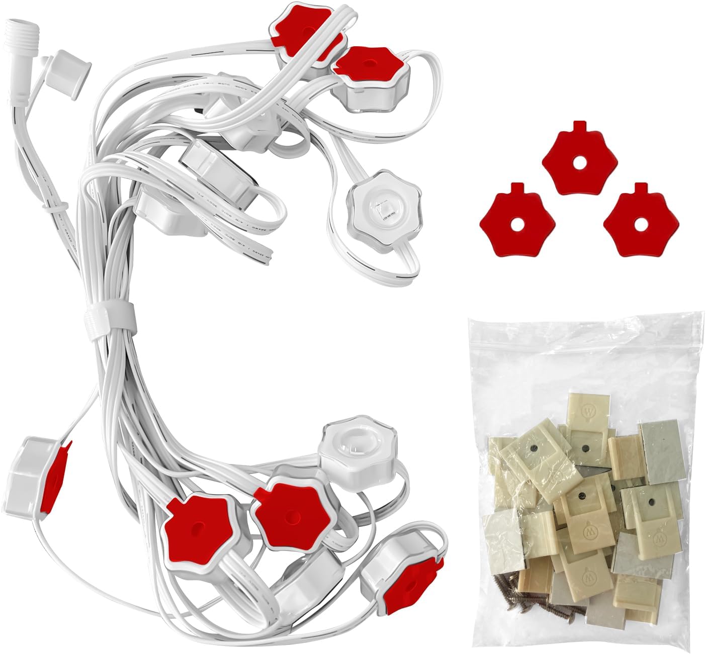 ASAHOM 16.4ft Extension Lights, Only Compatible S1040 S1041 Permanent ...