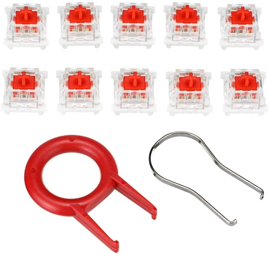 Buy Tuoservo Mechanical Switches 3Pin Gateron RGB Brown/Black/Red/Blue ...