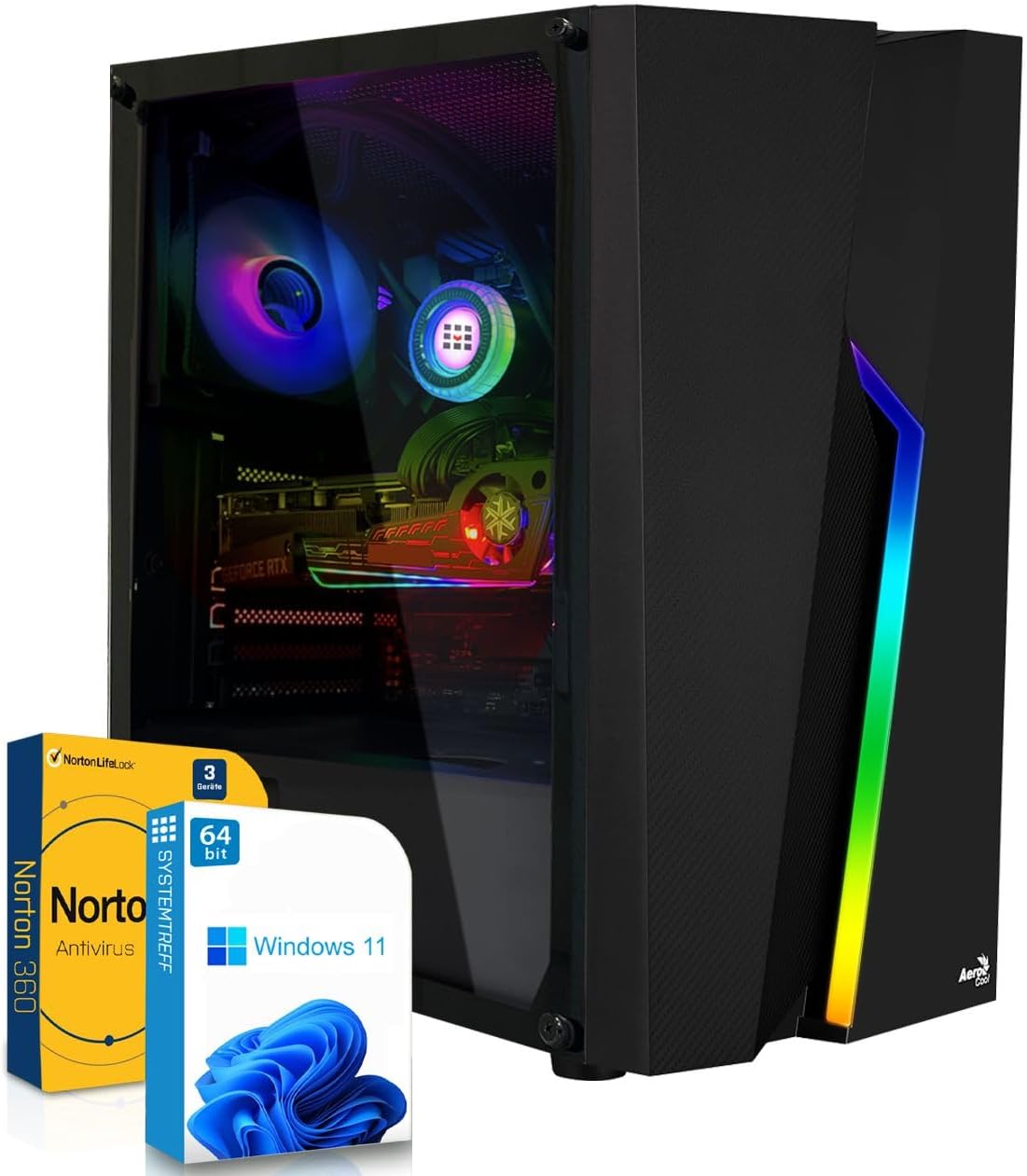 SHINOBEE Basic Gaming PC AMD Ryzen 5 2400G 8 Threads 3.80GHz • 16 Go ...