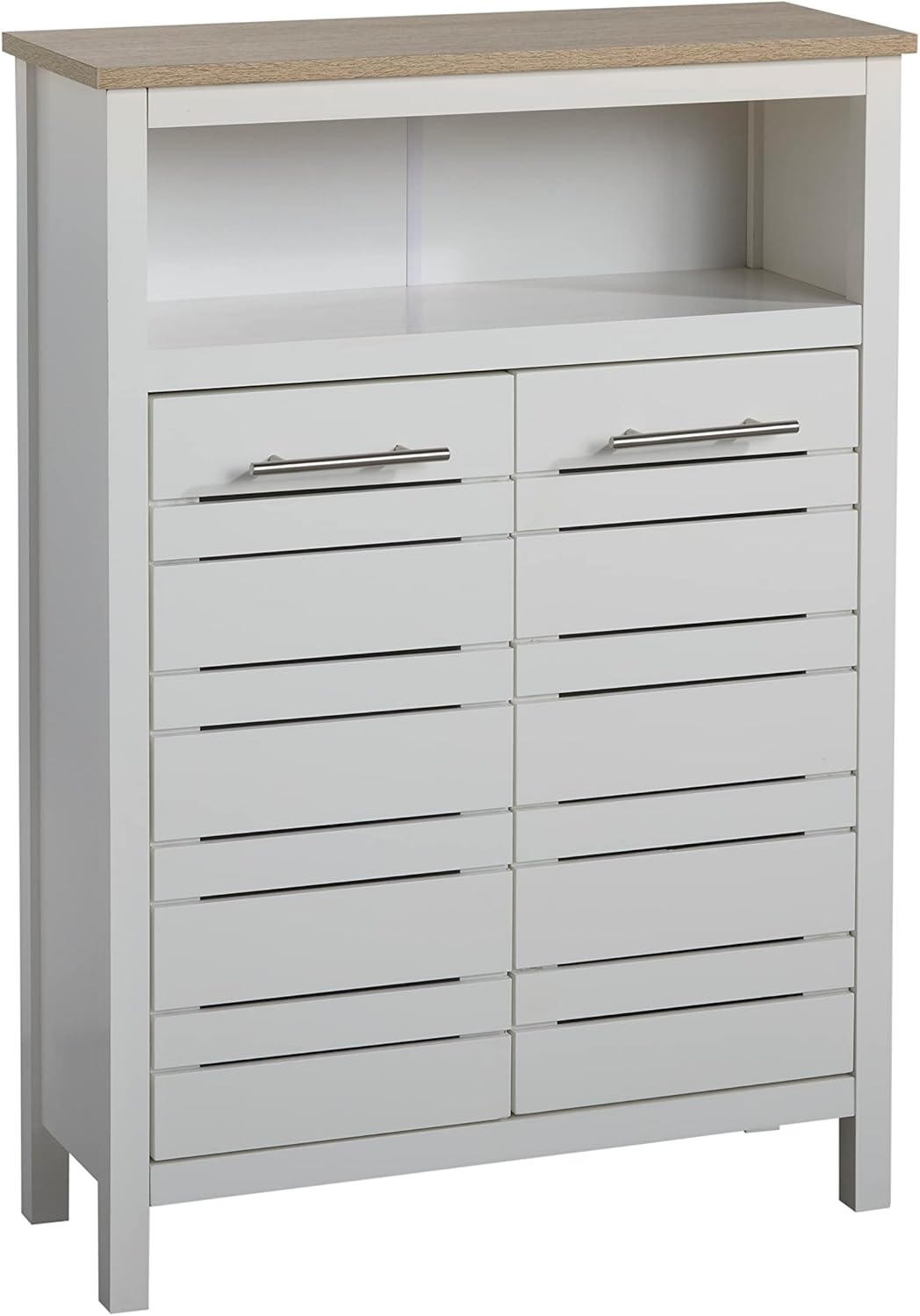 House & Homestyle Console Storage Unit, White, H 90.5cm x W 64cm x D ...