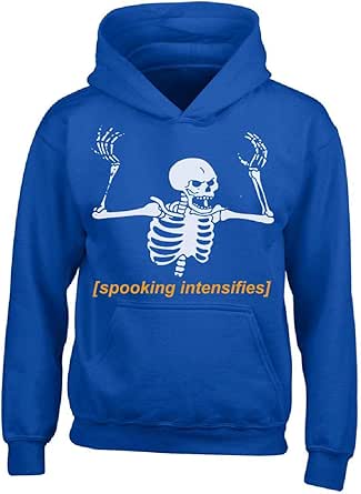 Amazon.com: Spooking Intensifies Spooky Scary Skeleton Meme - Girl ...