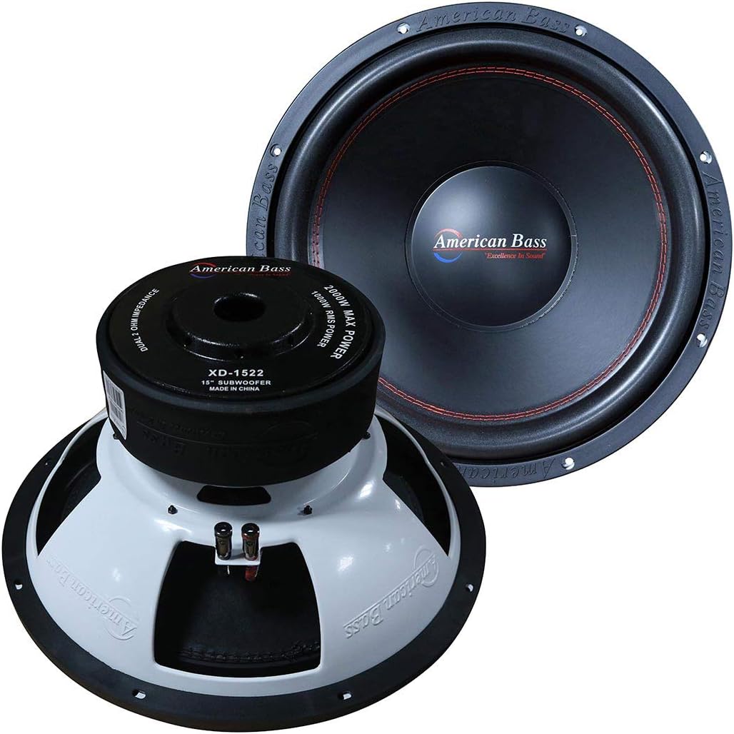 Amazon.com: American Bass XMAXXX 12" Subwoofer 6000 Watts Max Dual 2 ...