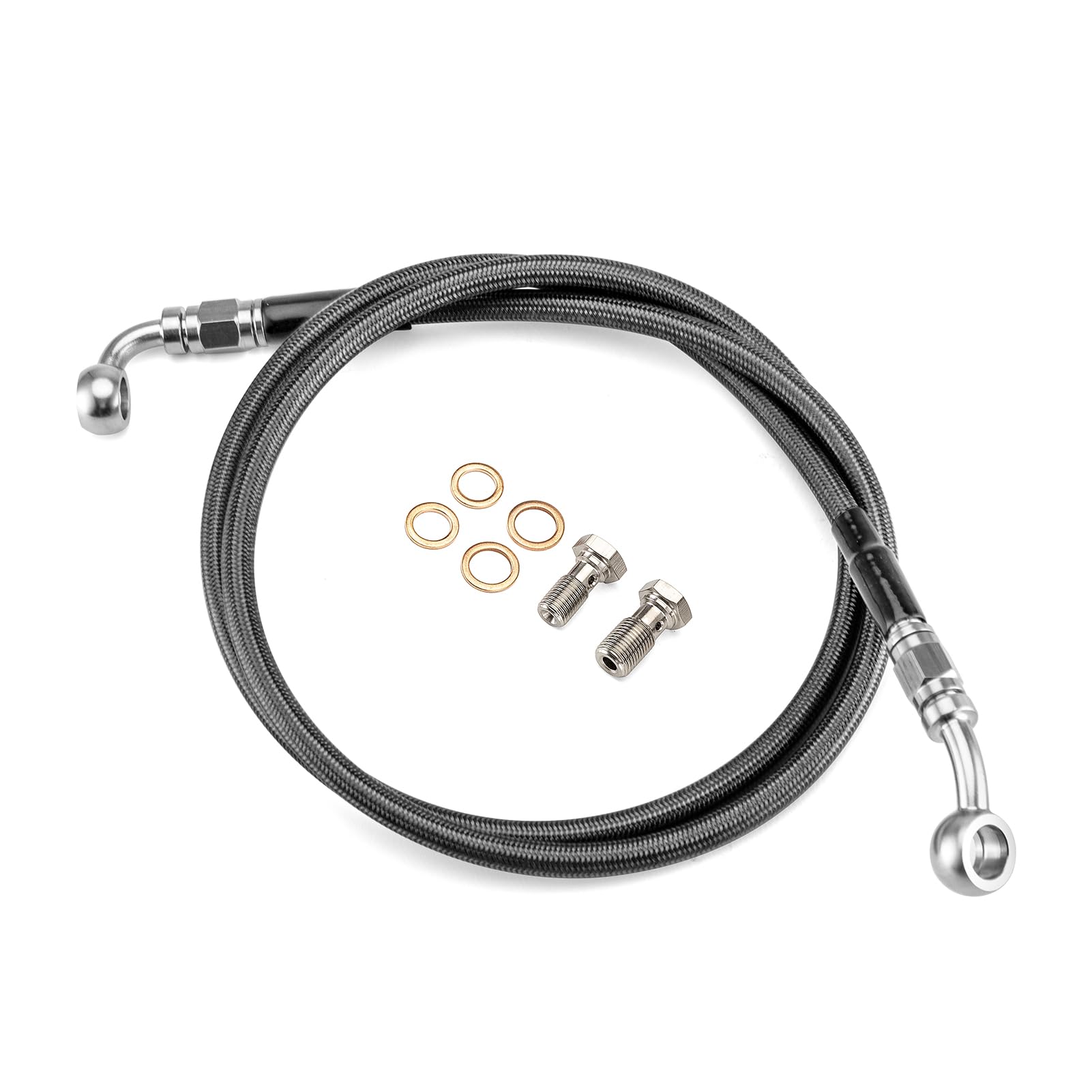 Amazon.com: Mofun 45" Extended Length Hydraulic Front Brake Line Kit ...