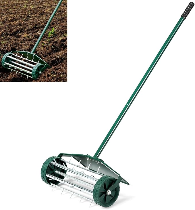 GiantexUK Outdoor Lawn Roller, Heavy Duty Manual Grass Rollers with ...