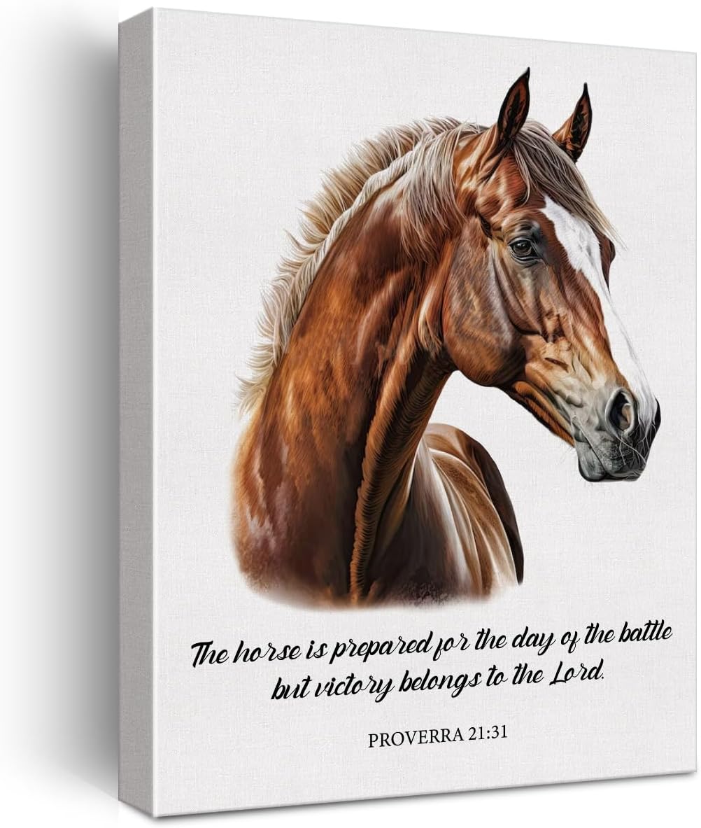 Amazon.com: Christian Bible Verse Wall Art Canvas Painting Print Framed ...