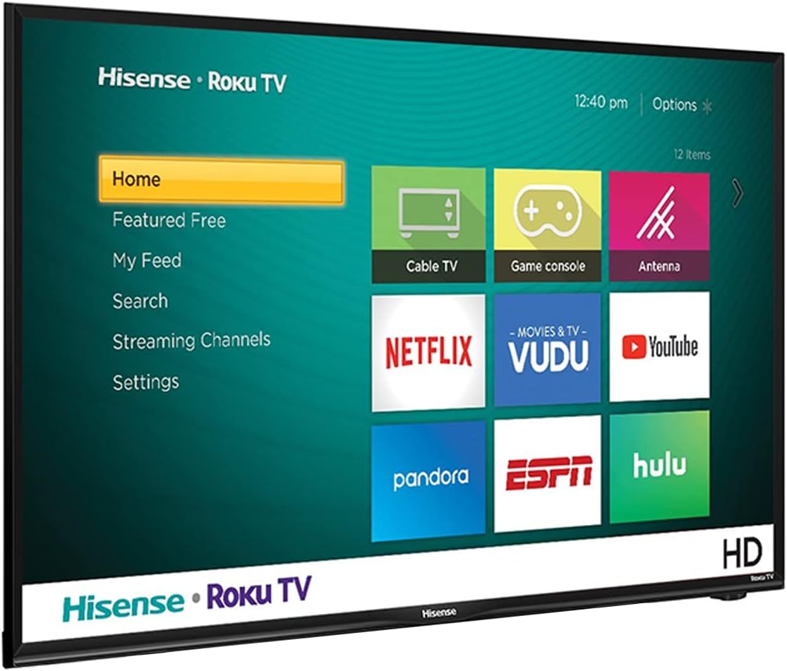 Hisense Roku Smart TV 32H4030F 32 pulgadas serie H4F montaje en pared ...