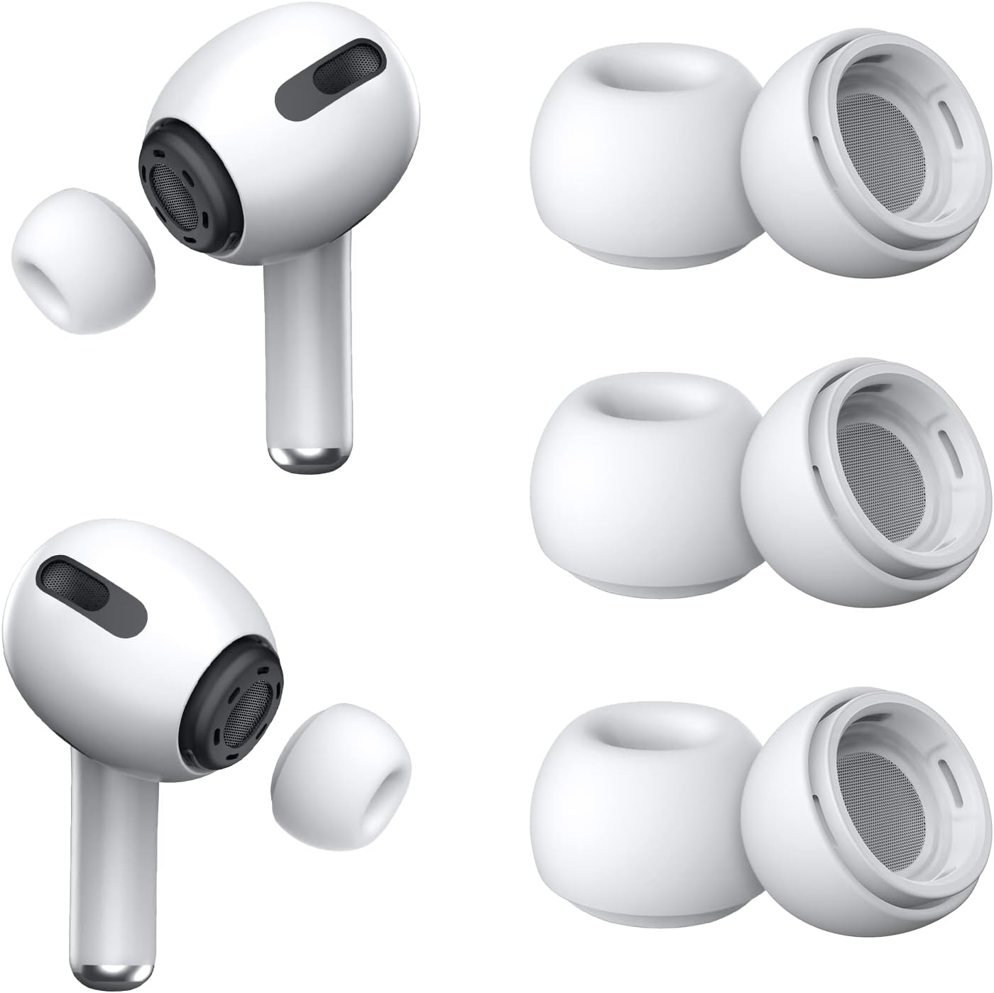Amazon.com: BLLQ XS Size Ear Tips Earbuds Covers Ear Caps Eartips ...