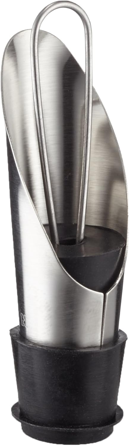 Amazon.com: Fackelmann 3" Of Stainless Steel/Silicone Wine Pourer With ...