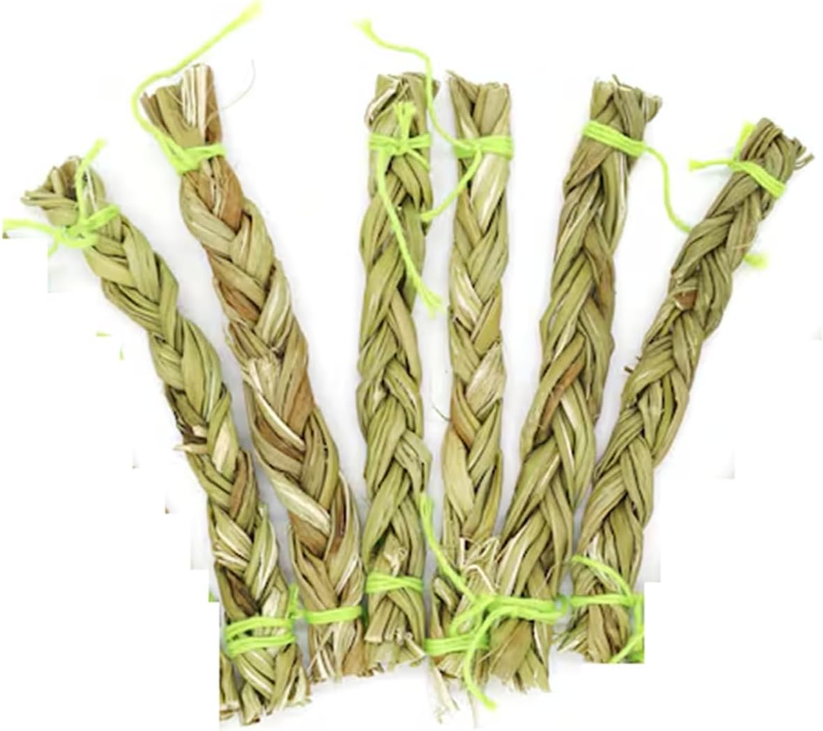 Amazon.com: JULYHOUSE Fresh Sweet Grass for Smudging Hand Braided 3""-4 ...