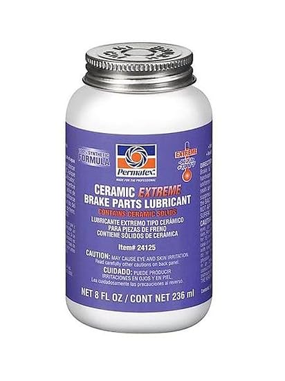 Permatex 24125 2 Pack 8 oz. Ceramic Extreme Brake Parts Lubricant ...