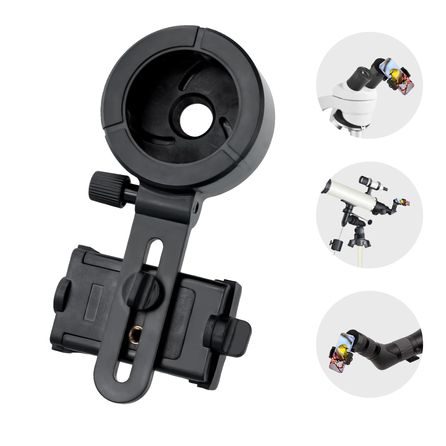 Amazon.com : Universal Smartphone Telescope Adapter Mount, Phone Scope ...