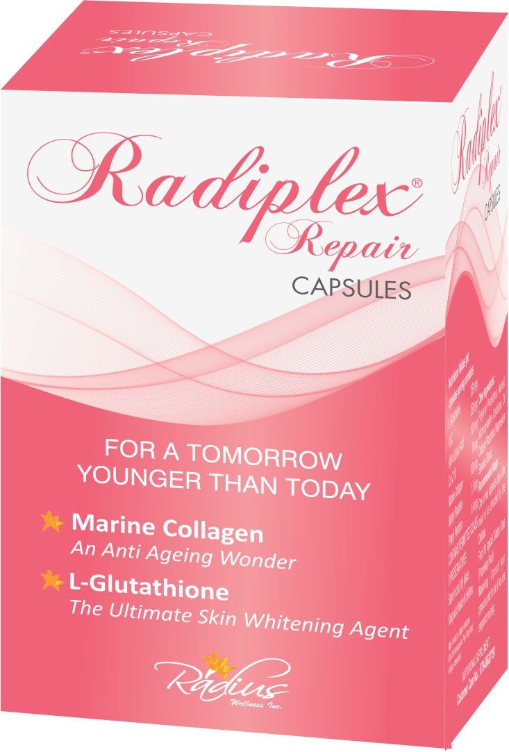 Radiplex Repair - Collagen & Glutathione Capsules For Your Skin ...