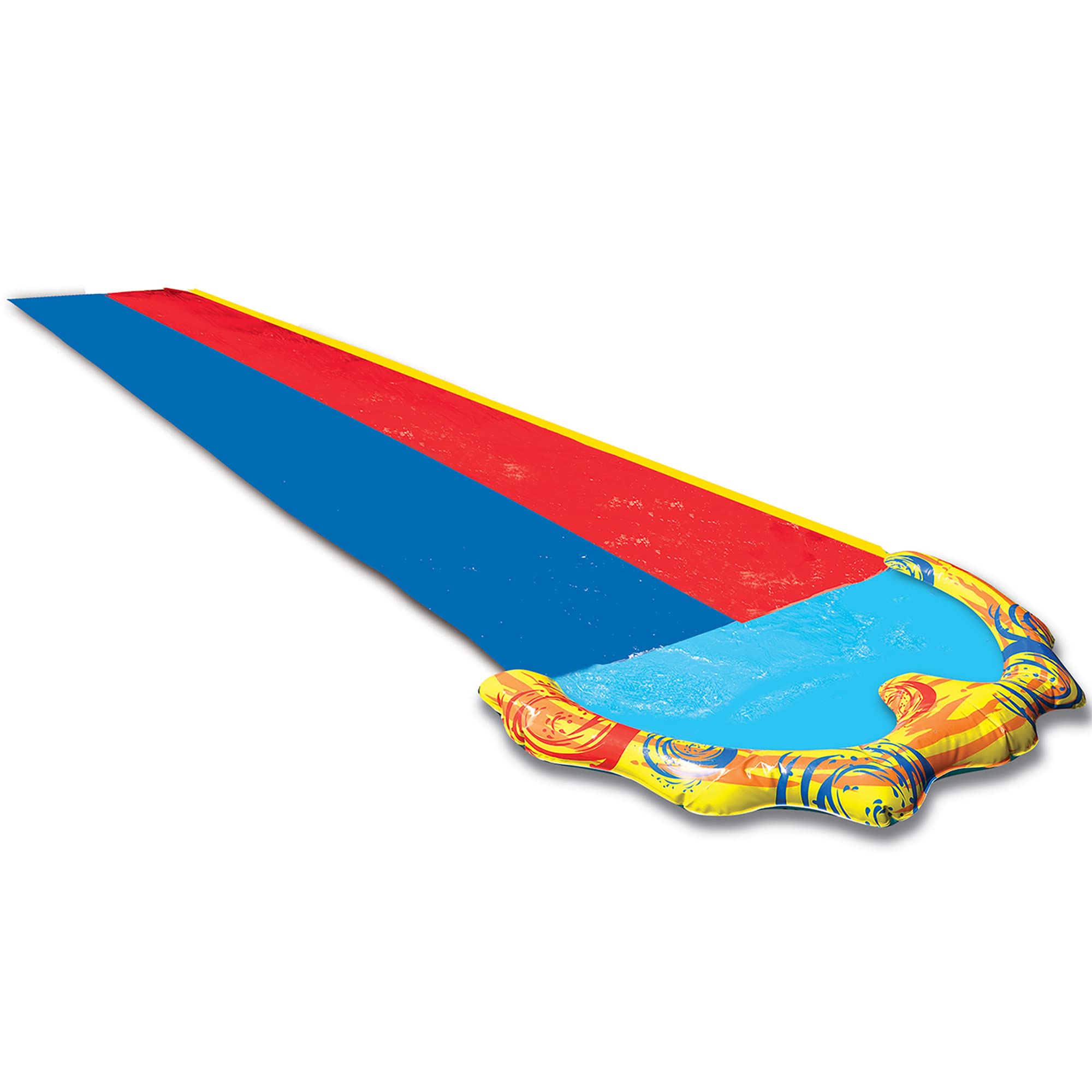 Amazon.com: BANZAI Splash Sprint Racing Slide with 2 Bodyboards : Toys ...