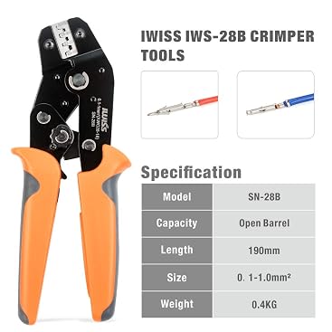 iCrimp Crimping Tools for Dupont Pin, Molex JST Micro-Fit connectors ...