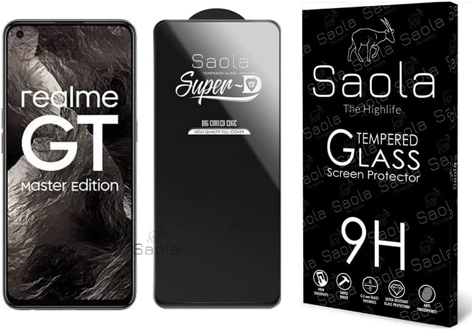 Saola® SuperD Oleophobic Tempered Glass For Realme GT Master Edition ...