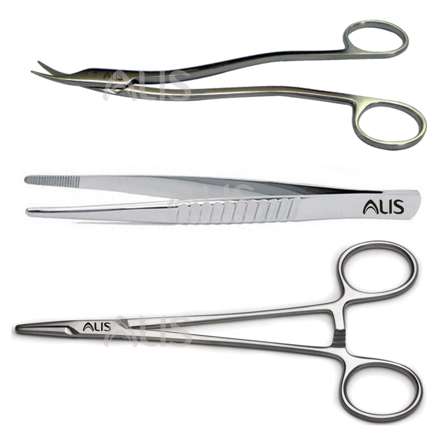 Buy ALIS Surgical Instrument Kit Set Of 3 Needle Holder6", Dissecting ...