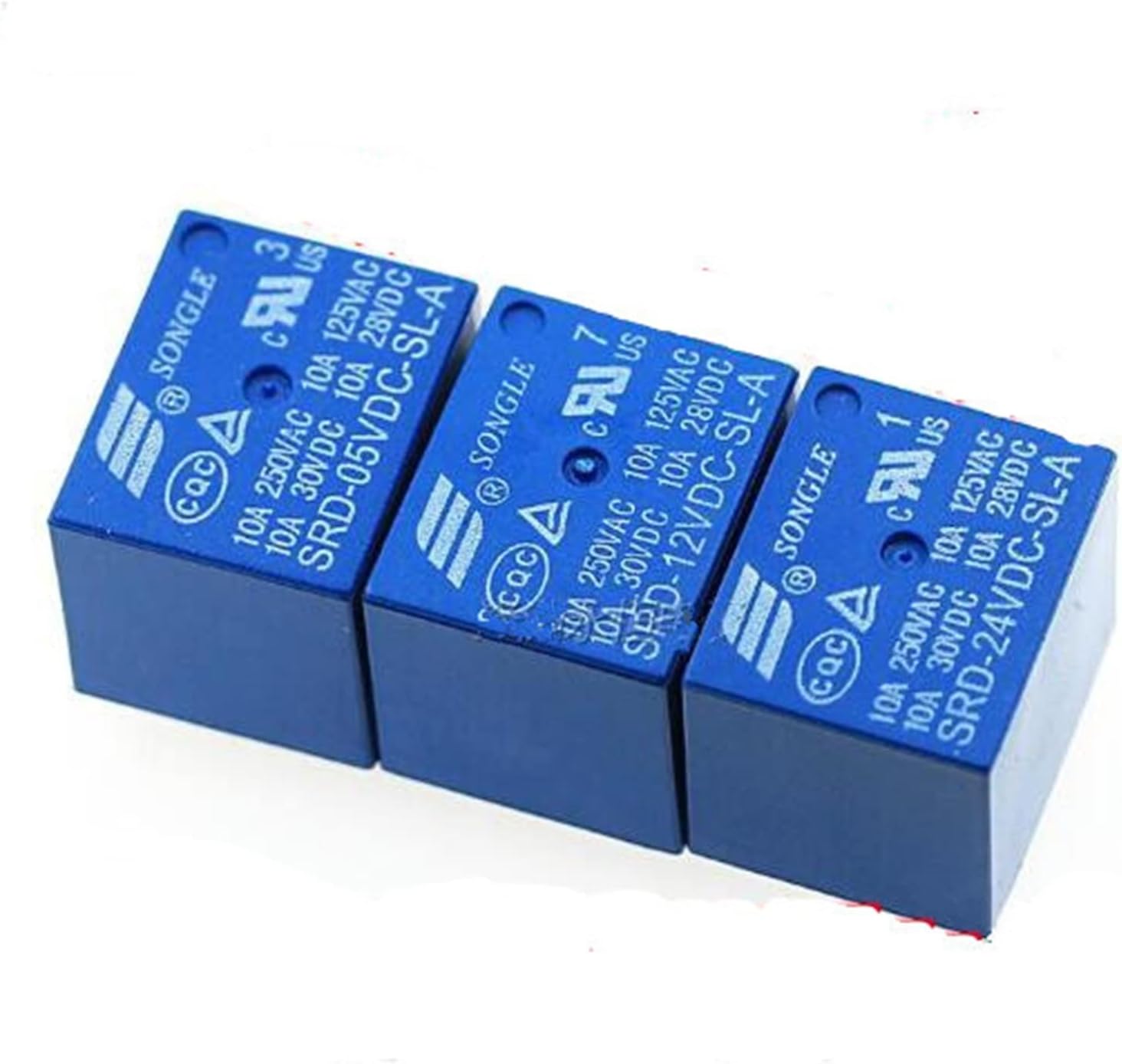 Amazon.com: HIIGH 5PCS 4pin 5pin Relays SRD-05VDC-SL-A SRD-12VDC-SL-A ...