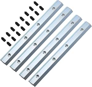 Amazon.com: uxcell Straight Line Connector, 4Pcs 7.1inch Inside Joint ...