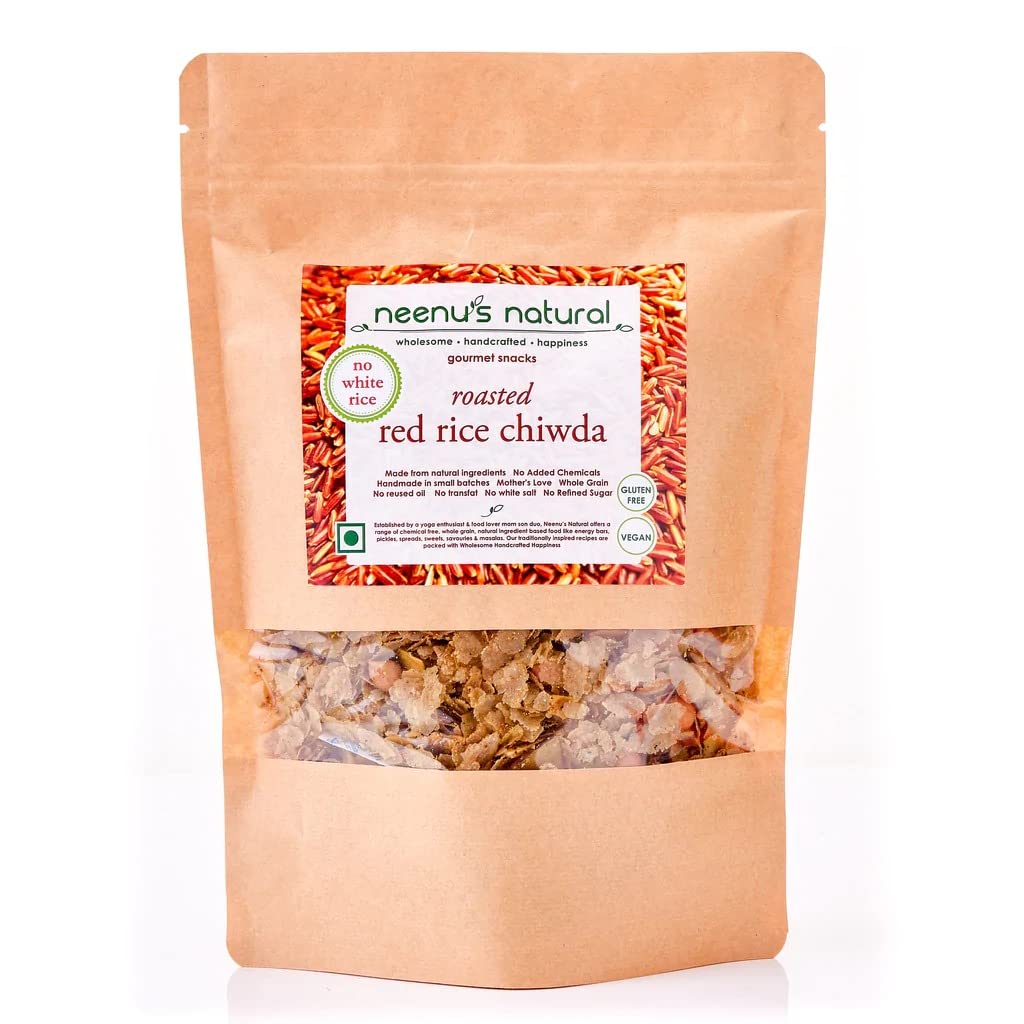 Neenu's Natural Roasted Red Rice Chiwda (250gm) | Chiwda | Chevda ...