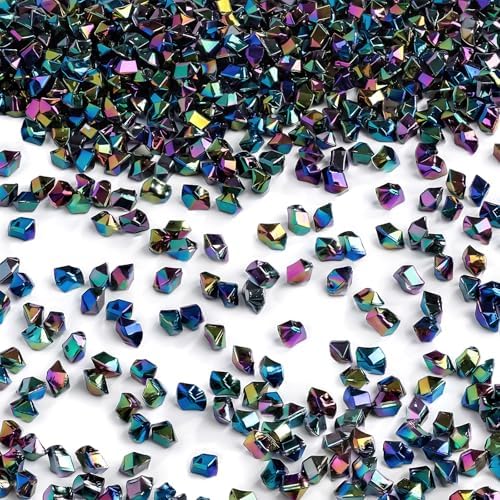 Amazon.com: DomeStar 4200PCS Black Fake Ice Rocks, Acrylic Black Mini ...