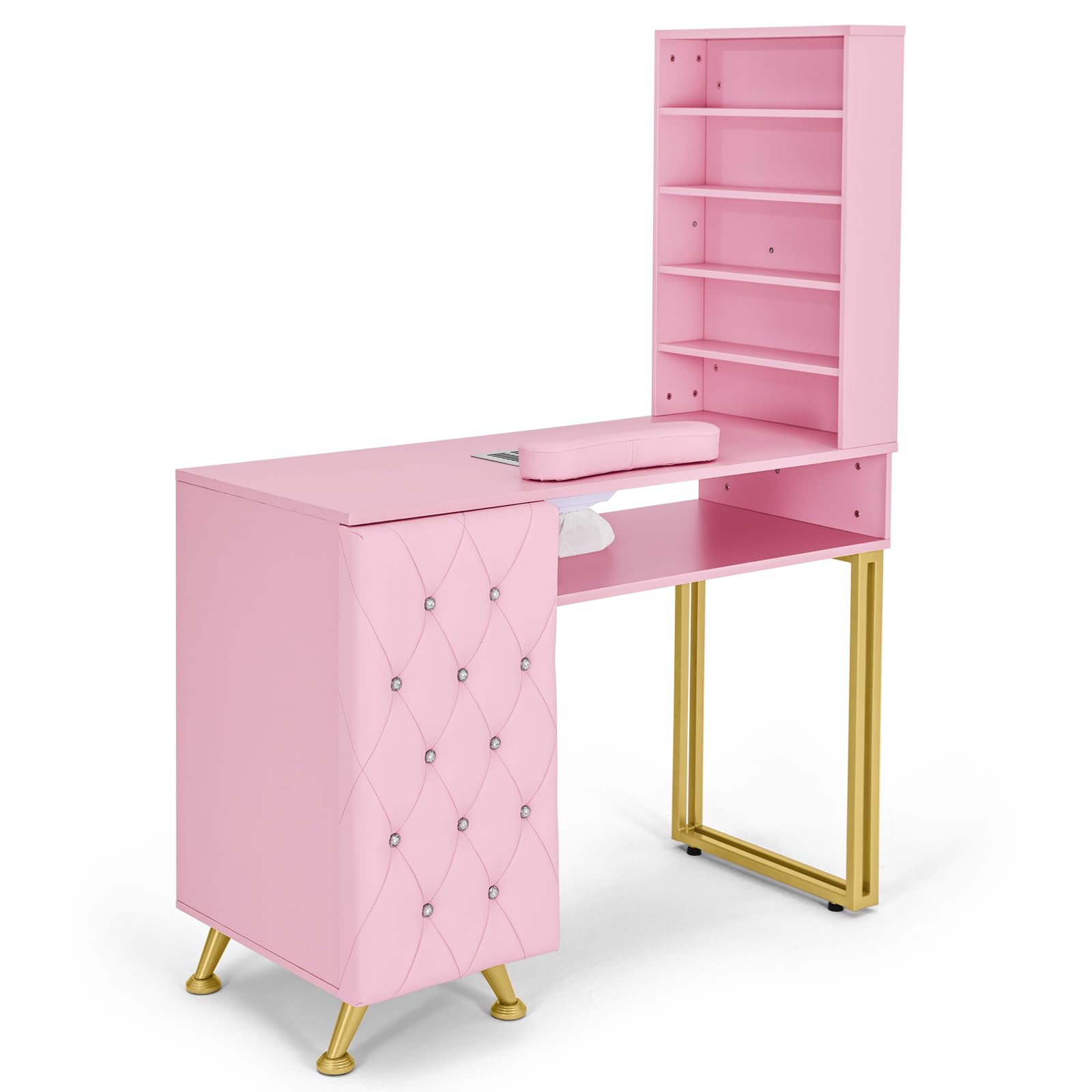 Amazon.com: Artist hand Manicure Table, Nail Desk, Nail Station with ...